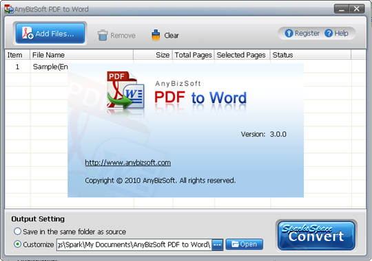 AnyBizSoft PDF to Word Converter 3 Giveaway | SparksSpace